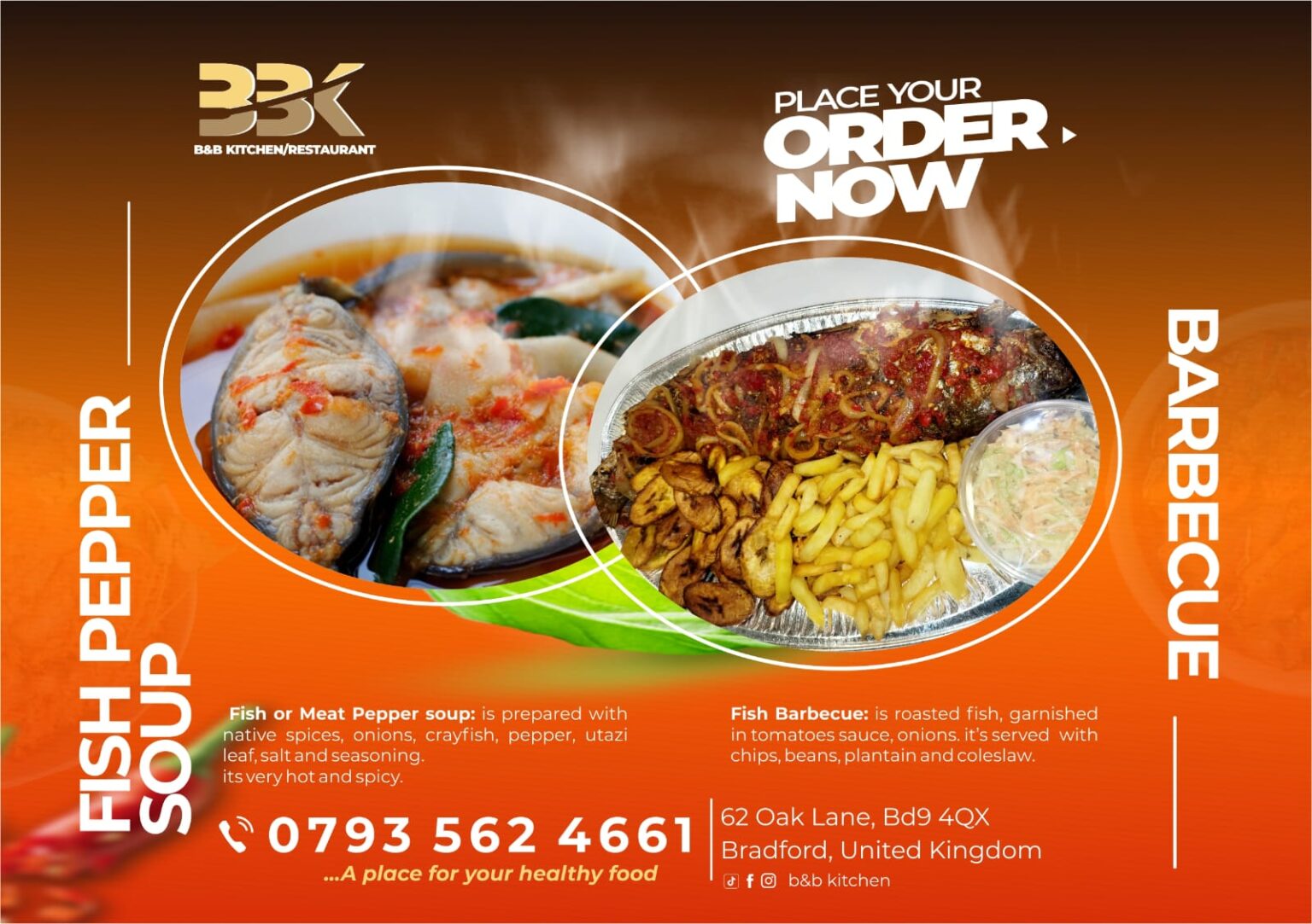B&B Kitchen – African Restaurant and Takeaway