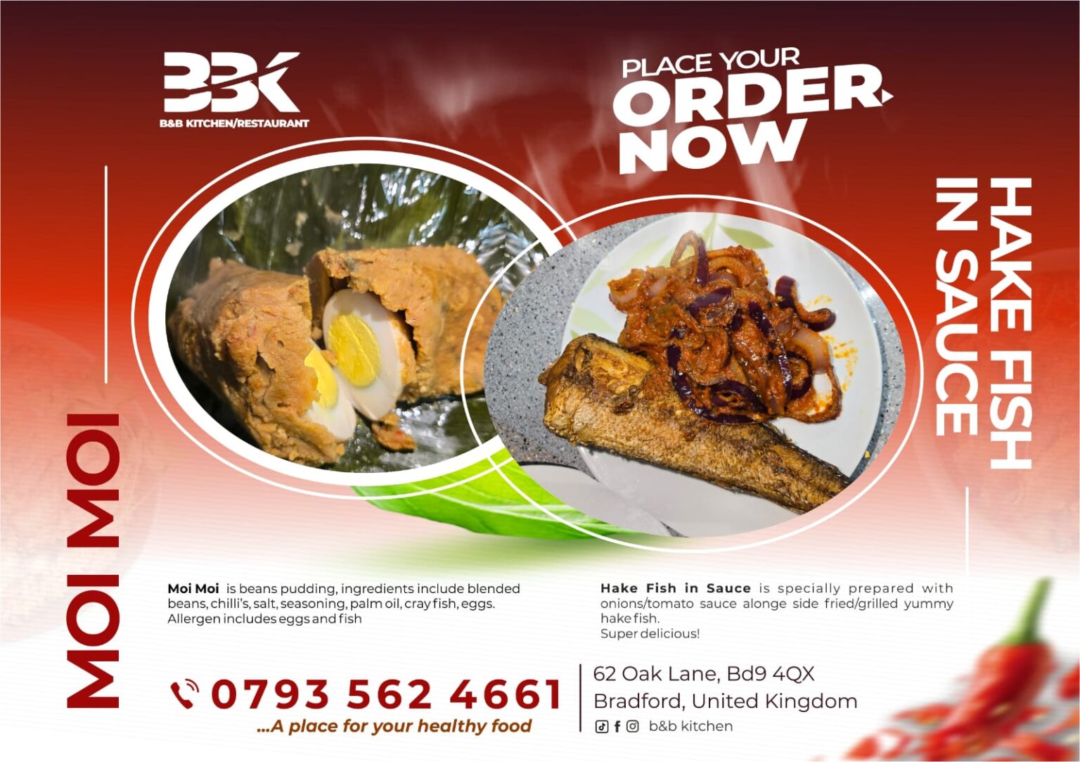 B&B Kitchen – African Restaurant and Takeaway